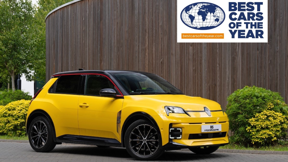 RENAULT 5 E TECH 100 ELECTRIC IS JUDGED TO BE THE BEST CAR OF THE YEAR BY INDUSTRY EXPERTS AND THE PUBLIC Renault